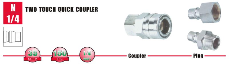 Quick Disconnect Coupling Nitto 400SM - Pneumatic Quick Release Couplings
