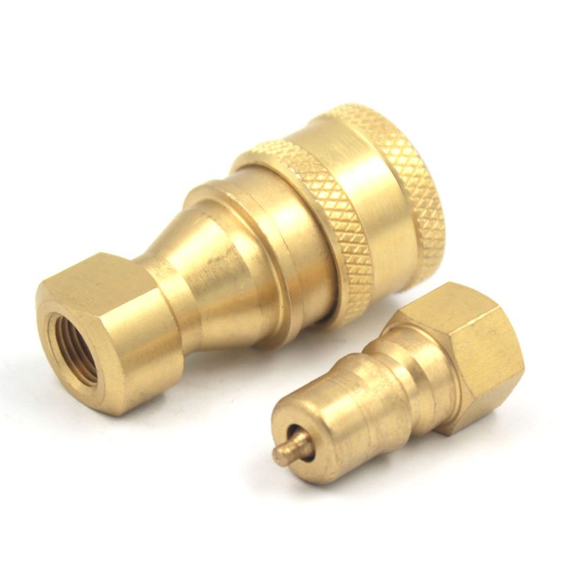 KZD Hydraulic Quick Connect Couplings High Performance Brass ISO7241-B - Quick Release Couplings