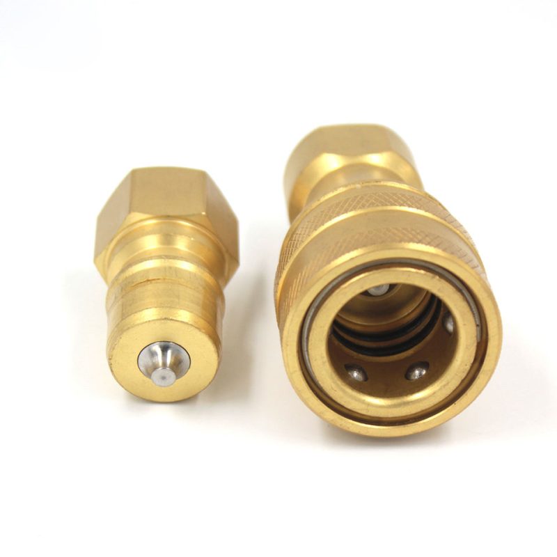 KZD Hydraulic Quick Connect Couplings High Performance Brass ISO7241-B - Quick Release Couplings
