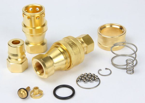 KZD Hydraulic Quick Connect Couplings High Performance Brass ISO7241-B - Quick Release Couplings
