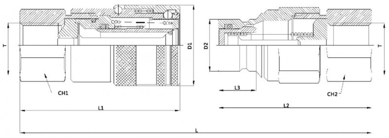 Hydraulic Flat-Face Quick Coupling ISO 16028 - Quick Release Couplings