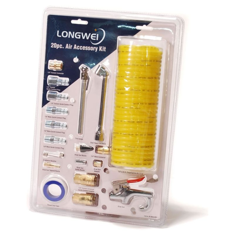 20 Pcs Air Compressor Accessories Kit – Longwei Auto Parts