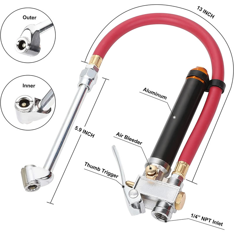 18-Piece Air Compressor Accessories Inflator Blowgun Kit – Longwei Auto ...